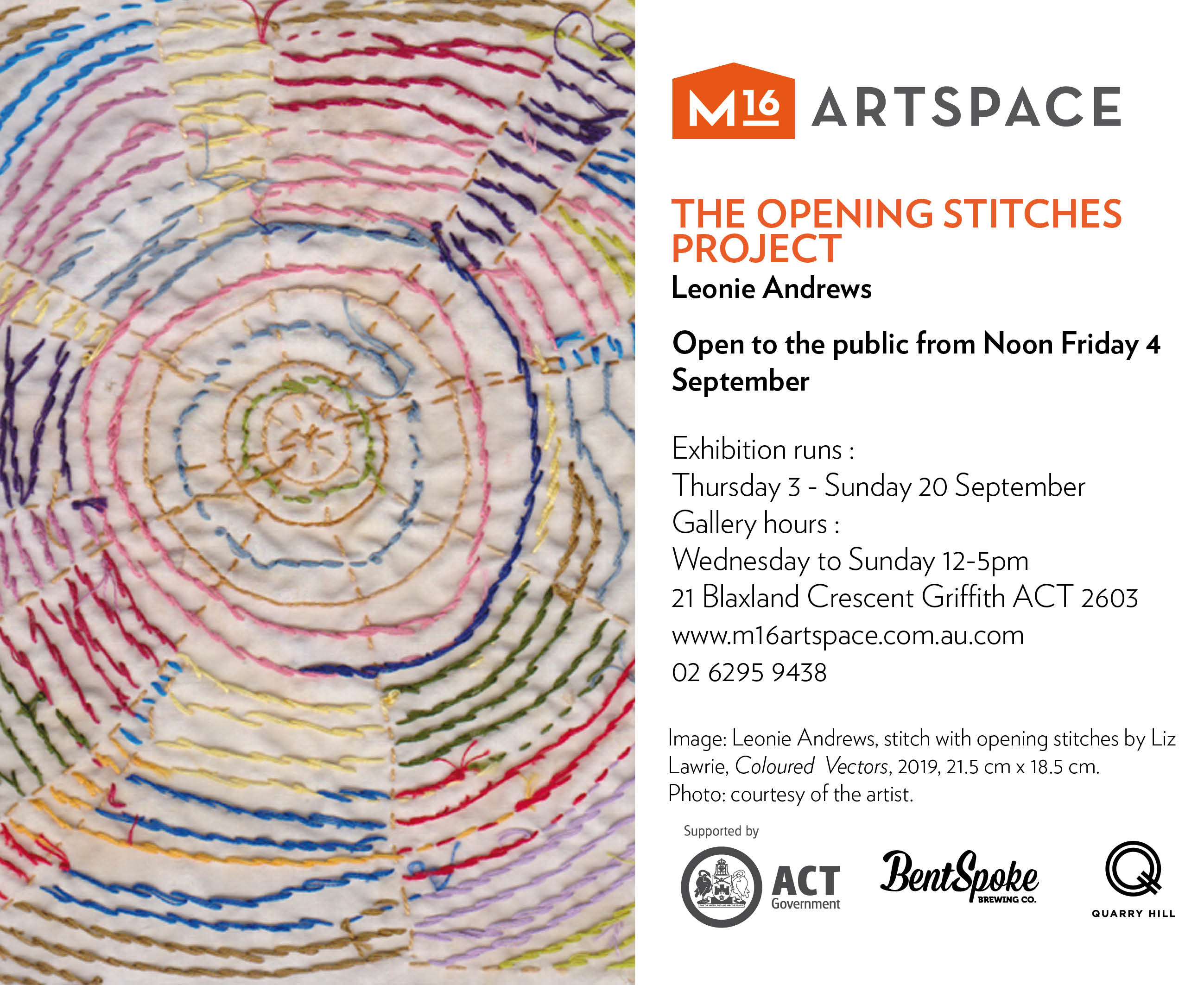 The Opening Stitches Project | leonieandrews